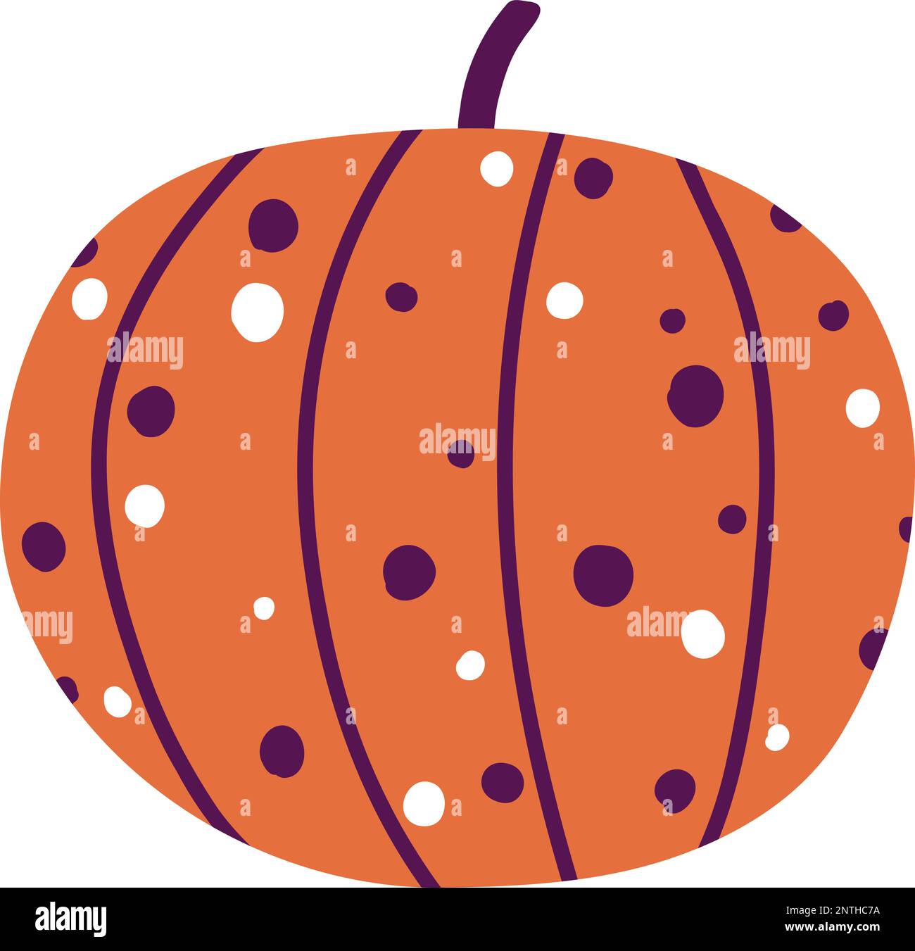 Abstract trendy doodle art. Set of hand drawn plant, curve, shape ...