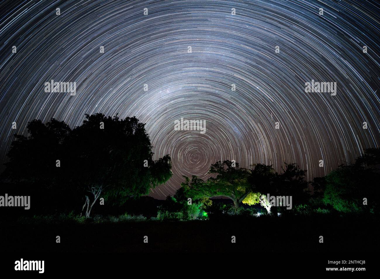 The movement of the stars on a clear African night Stock Photo - Alamy