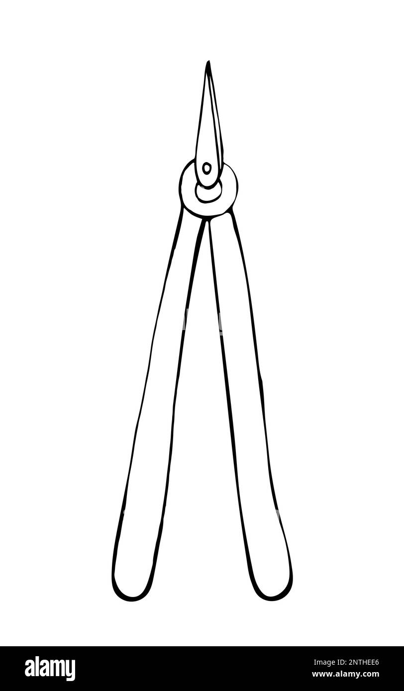 Garden Shears Doodle Illustration Stock Vector Image And Art Alamy