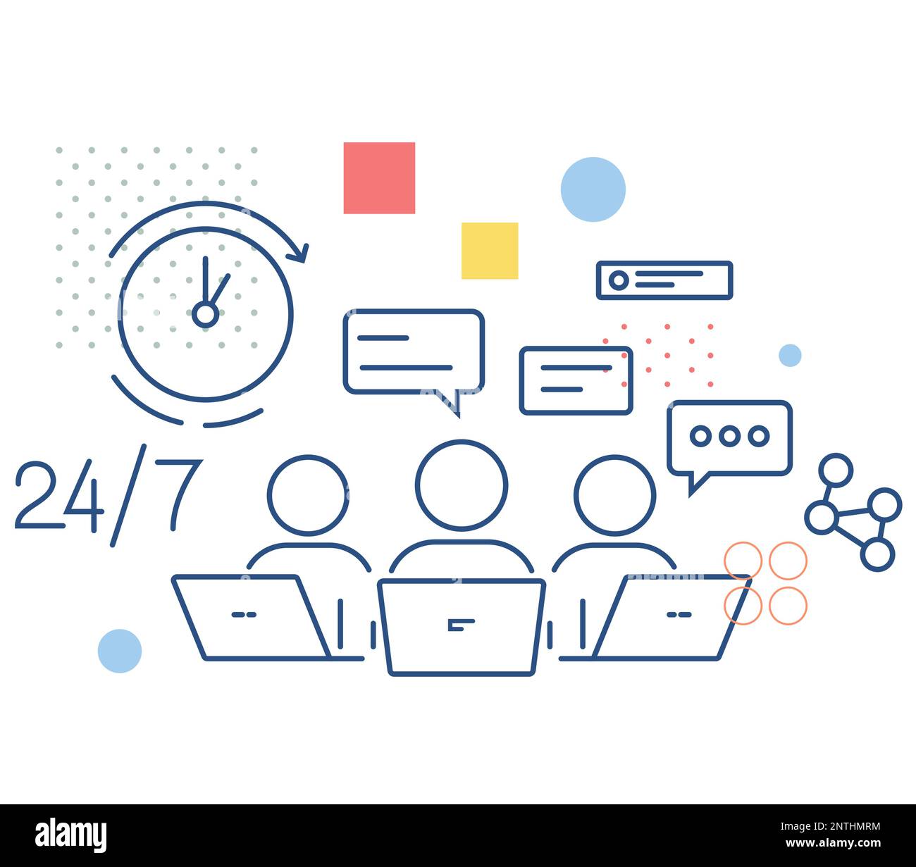 Technical team Stock Vector Images - Alamy