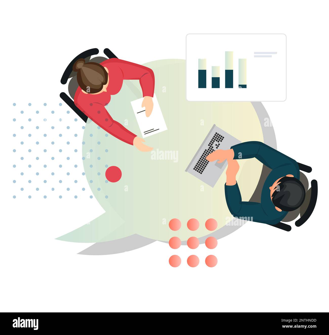 Business Meeting - Team Discussion - Stock Illustration as EPS 10 File ...