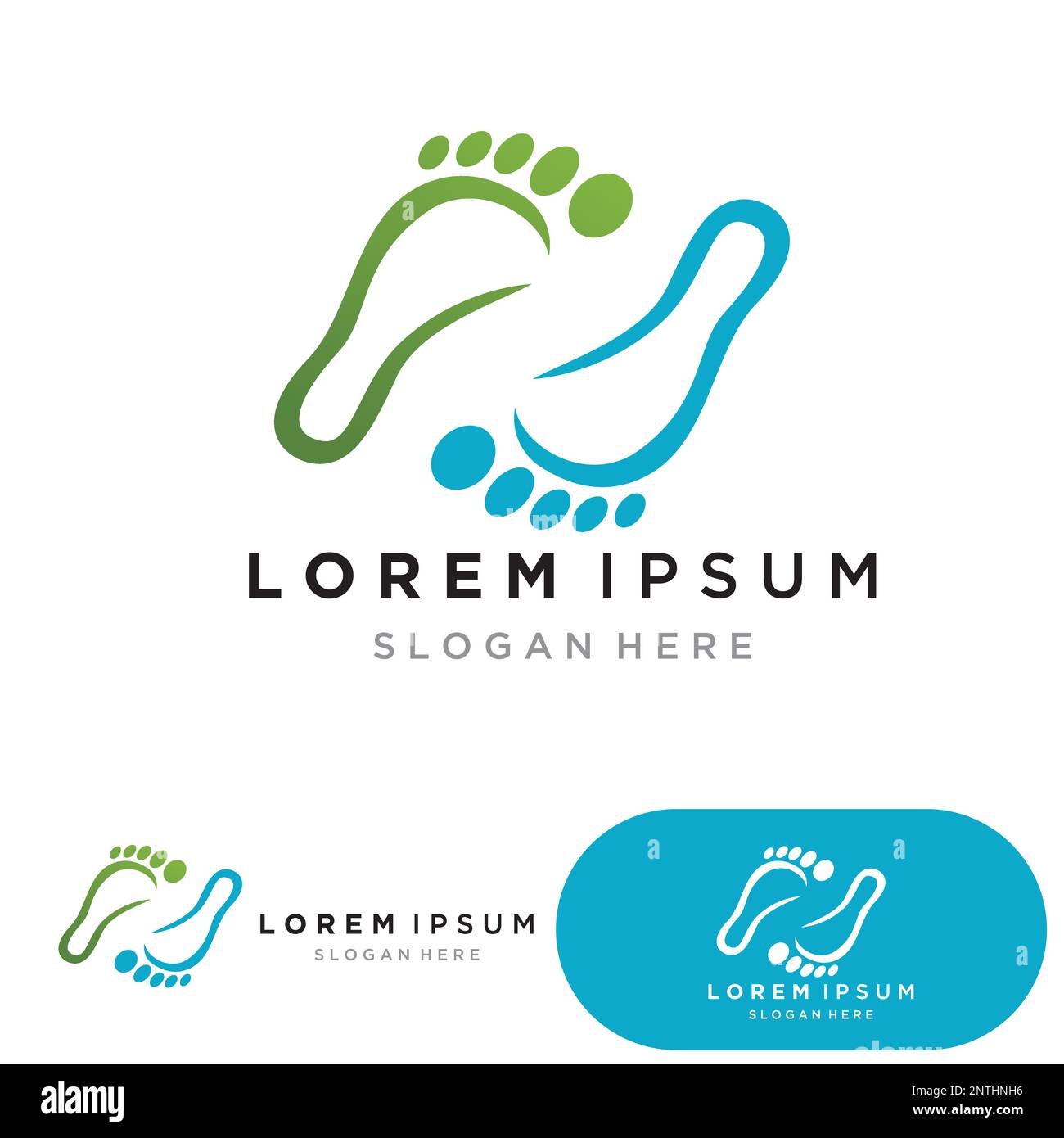 Foot and care icon logo template Foot and ankle healthcare Stock Vector ...