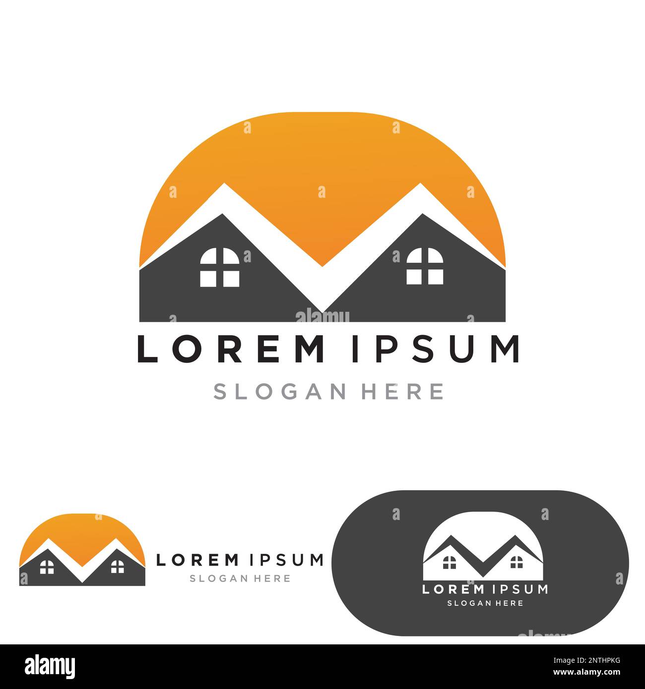 Home and building logo and symbol Stock Vector Image & Art - Alamy