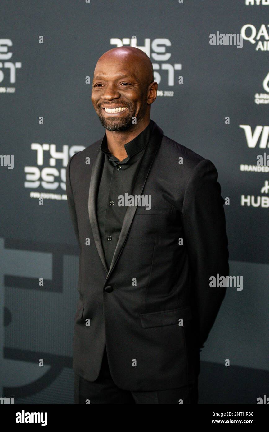 Claude Makelele during The Best FIFA Football Awards 2022 on February ...