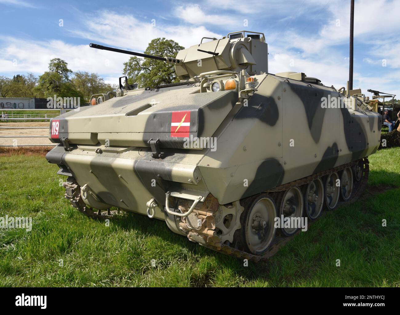 PLYMOUTH, CA - APRIL 19: Armored Infantry Fighting Vehicle AIFV ...