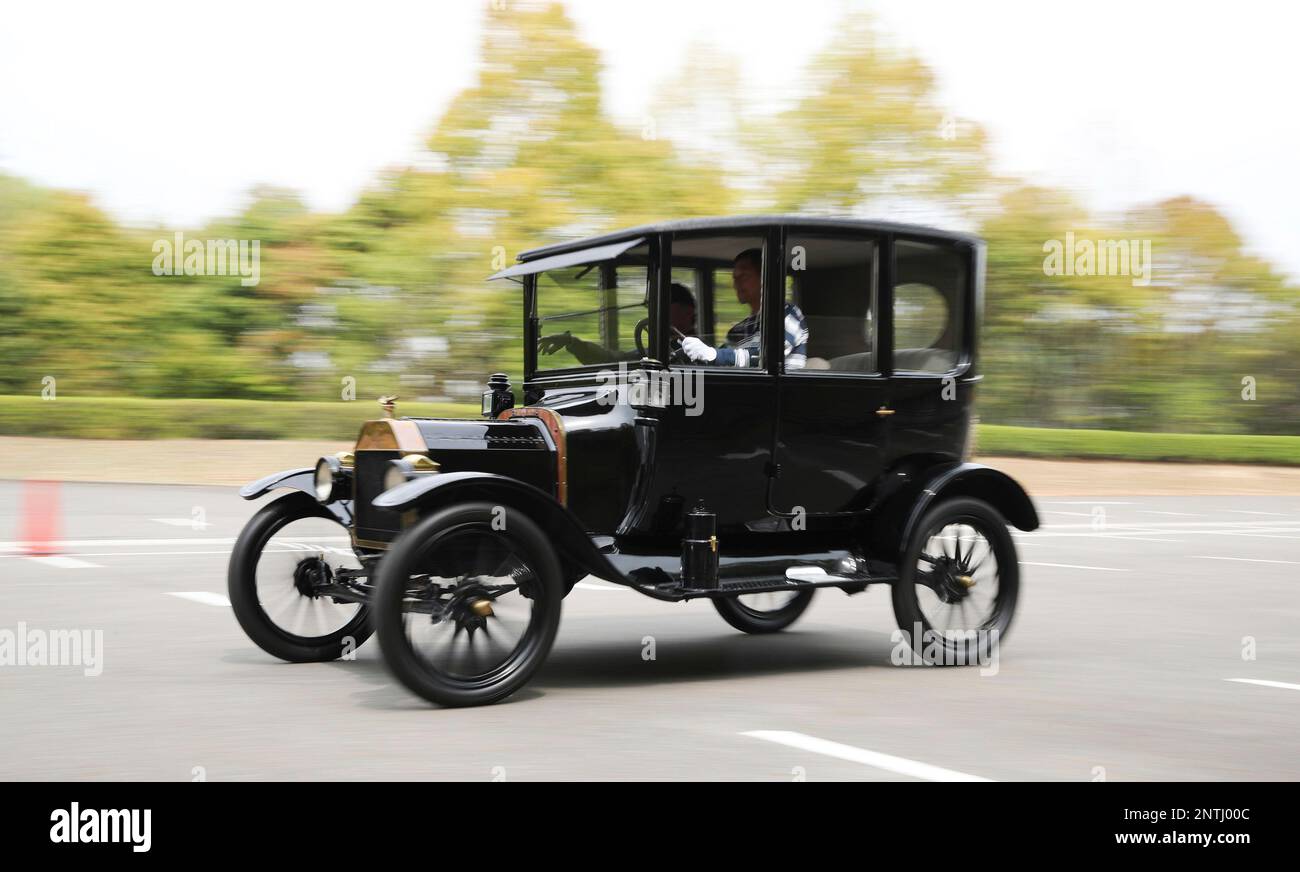 A photo shows Ford Model T at Toyota Automobile Museum in Nagakute City ...