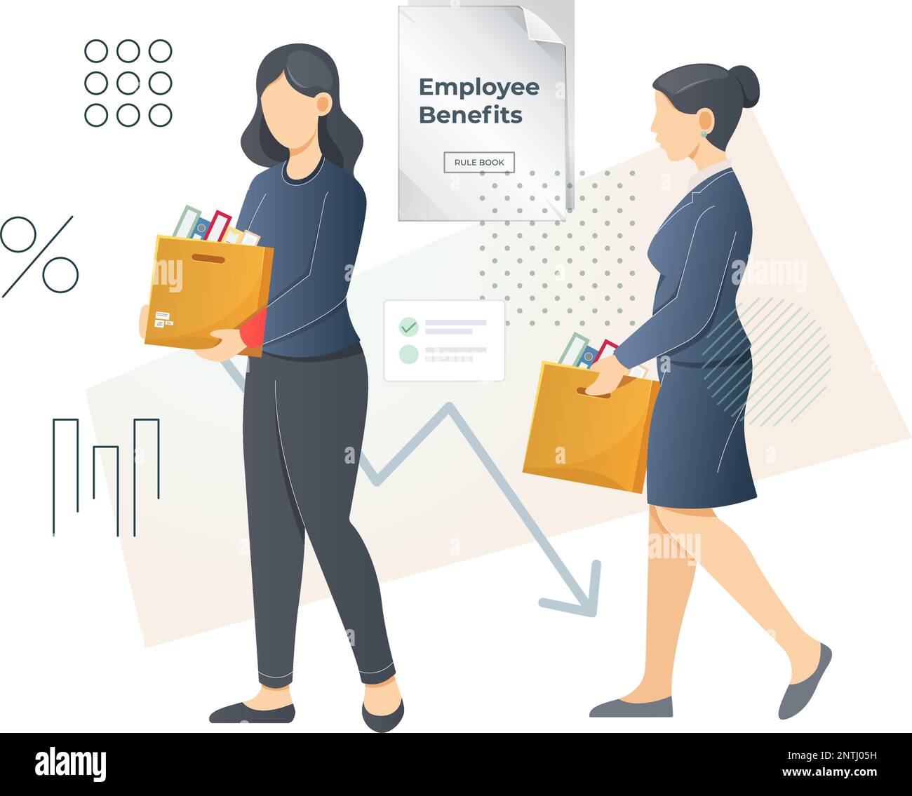 Jobs and benefits Stock Vector Images - Alamy