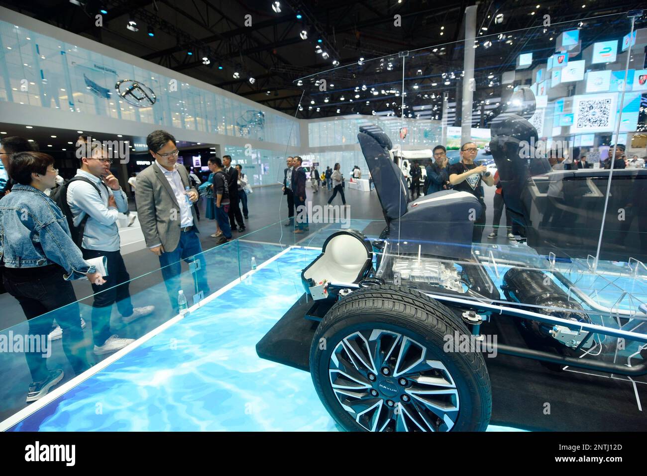 A model showing the internal structures of a SAIC Maxus G20 FC, a ...