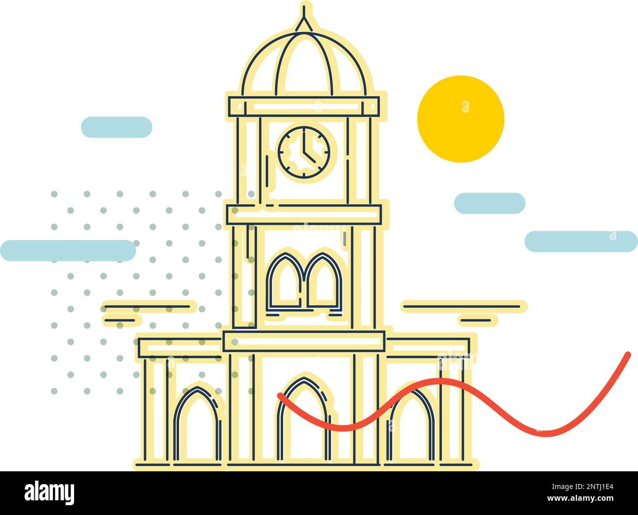 Clock tower icon hi-res stock photography and images - Alamy