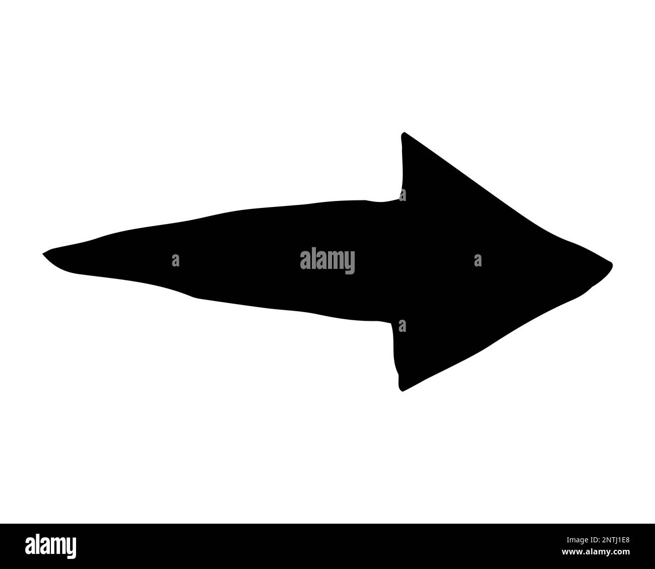 Hand painted arrow drawn with ink brush Stock Vector Image & Art - Alamy