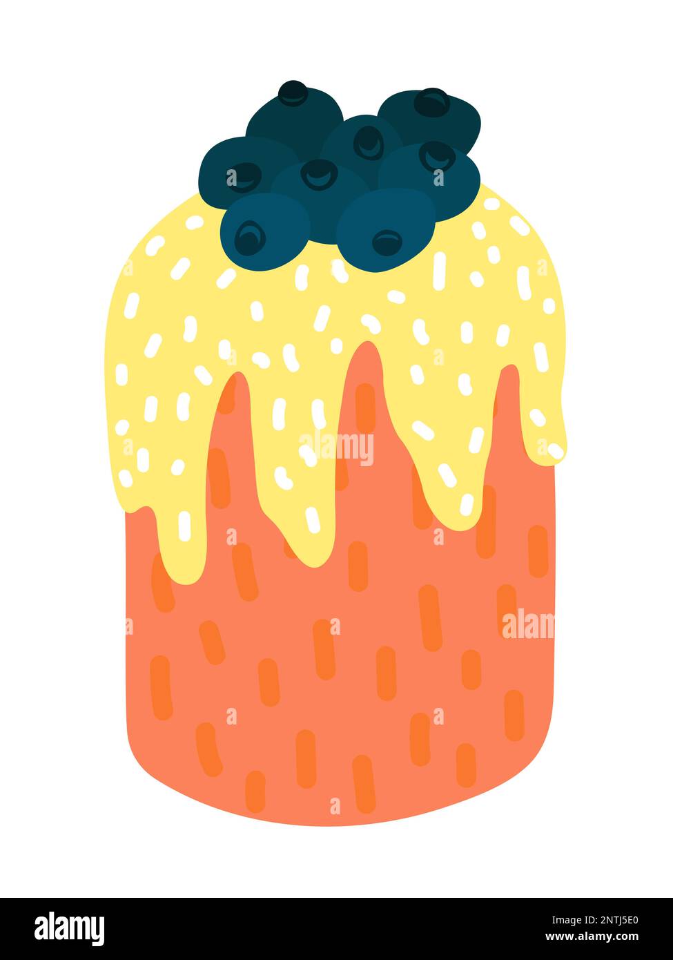 Easter cake vector illustration Stock Vector Image & Art - Alamy