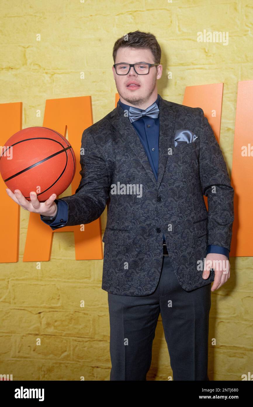 NEW YORK, NEW YORK - FEBRUARY 27: James Day Keith attends the premiere of "Champions" at AMC ...