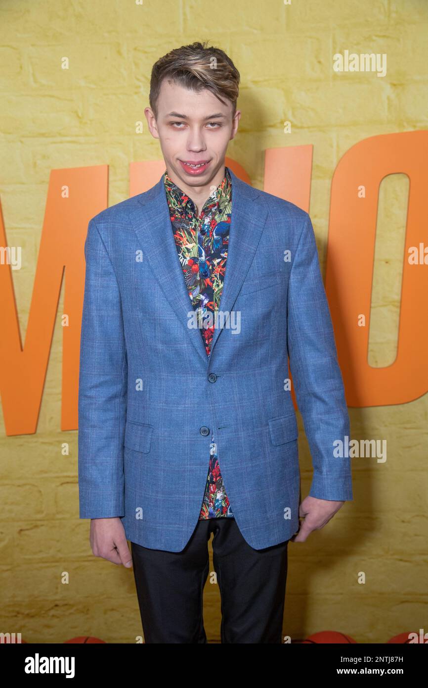 NEW YORK, NEW YORK - FEBRUARY 27: Ashton Gunning attends the premiere ...