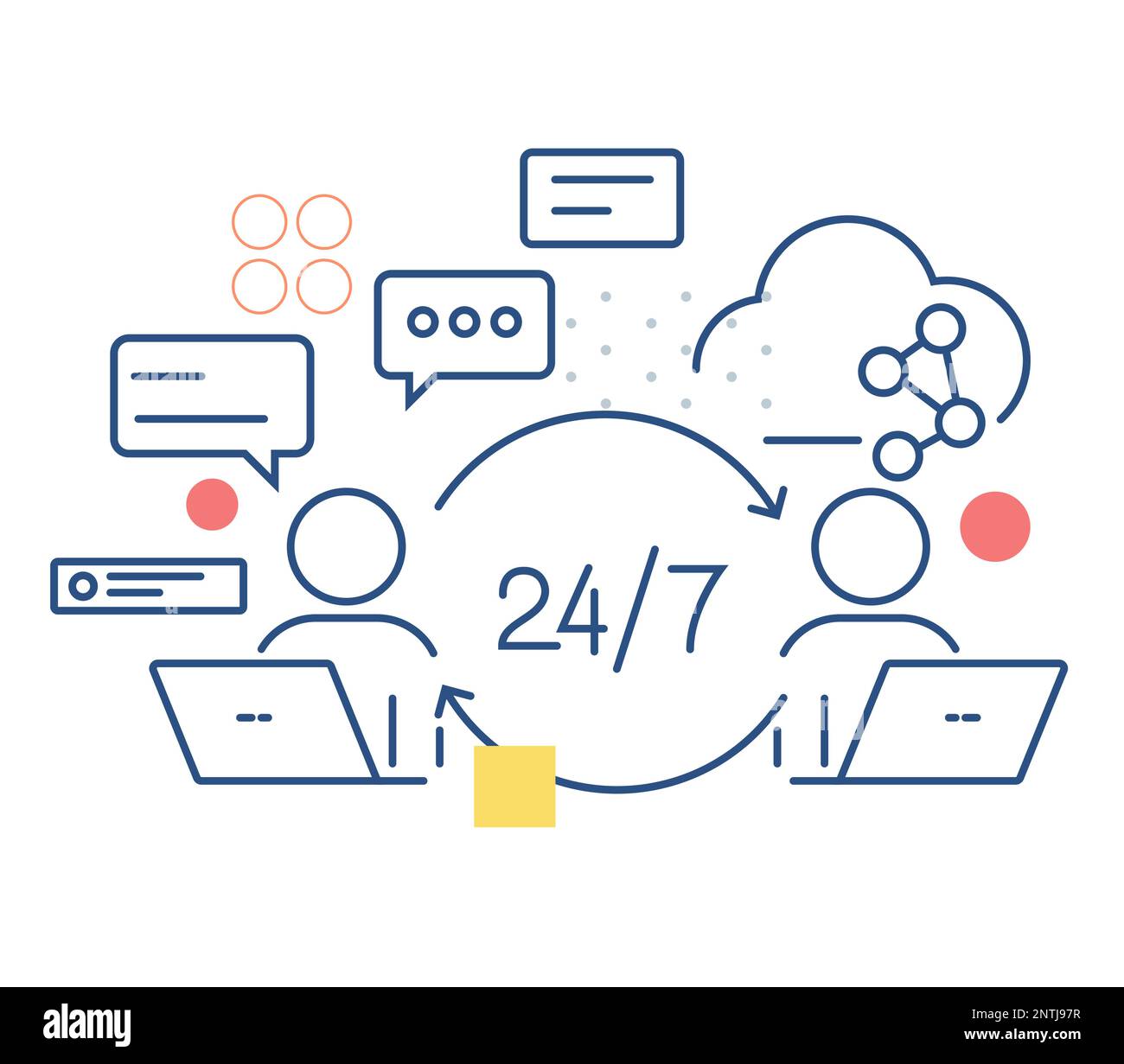 24 x 7 Stock Vector Images - Alamy