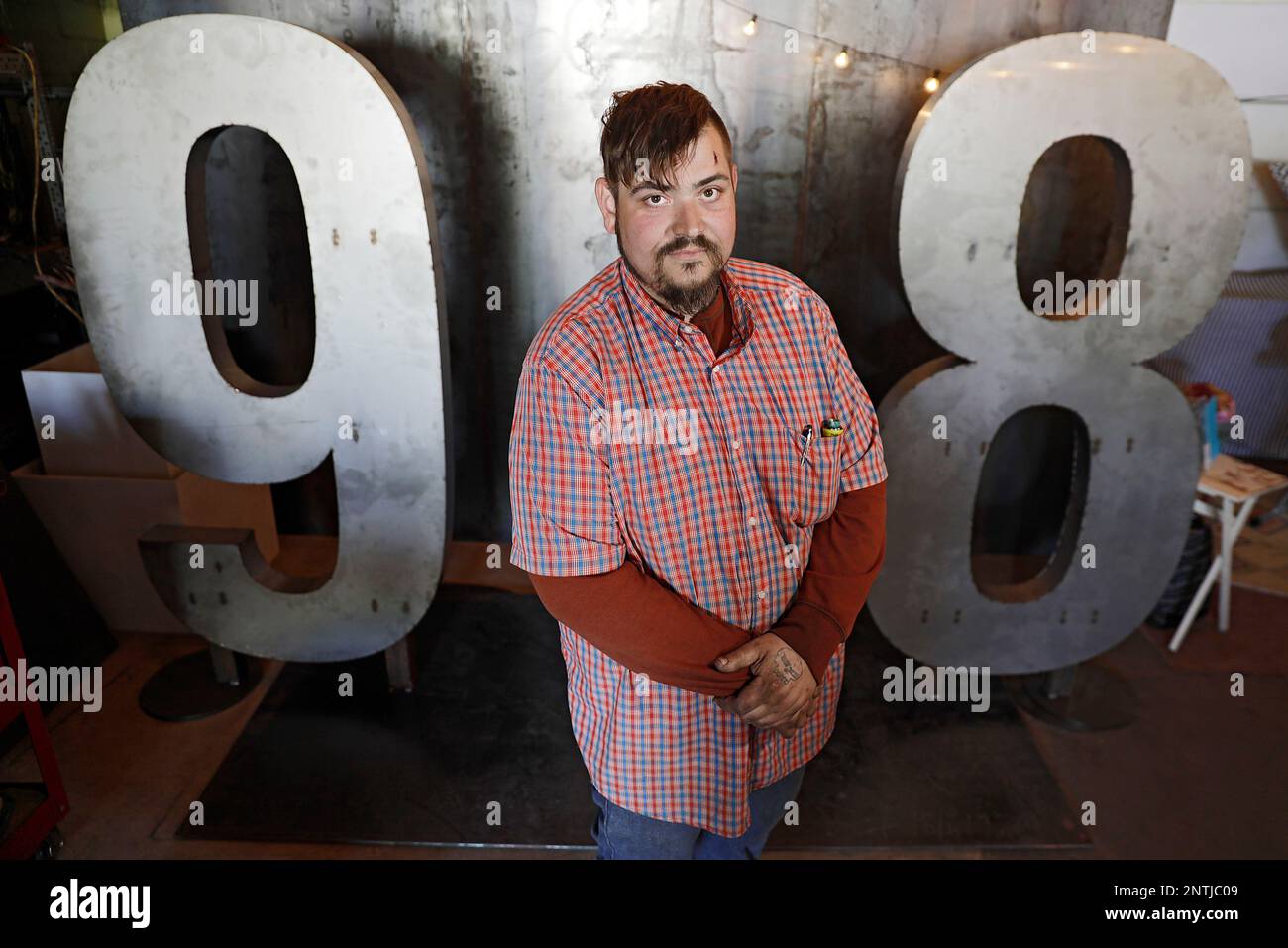 Christopher Morphis, who is the fabricator/sculptor that made the "Be ...