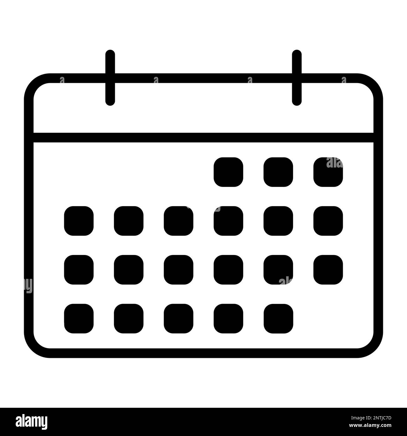 Calendar icon. Design can use for web and mobile app. Vector ...