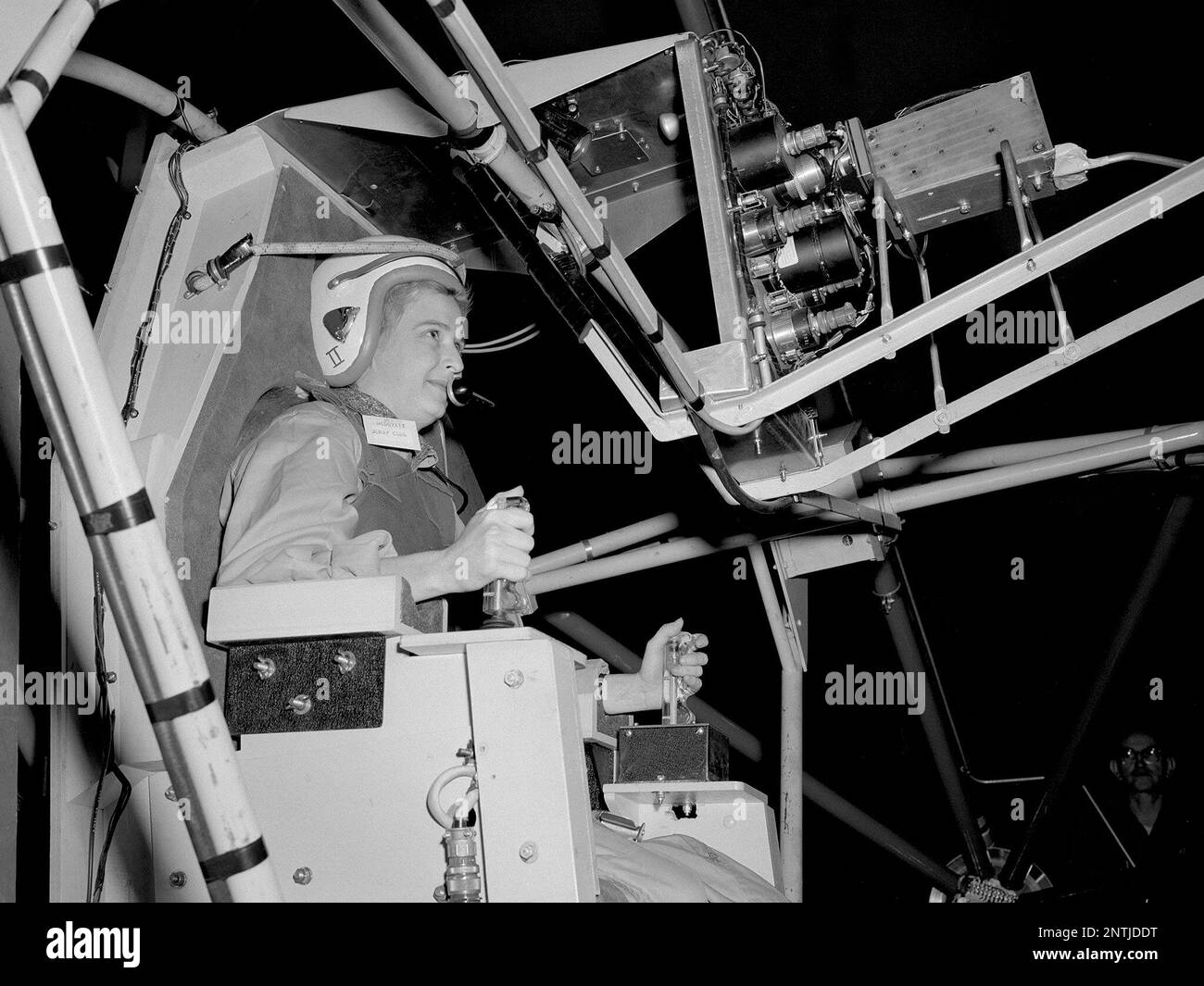 In this 1960 photo made available by NASA, Jerrie Cobb prepares to ...