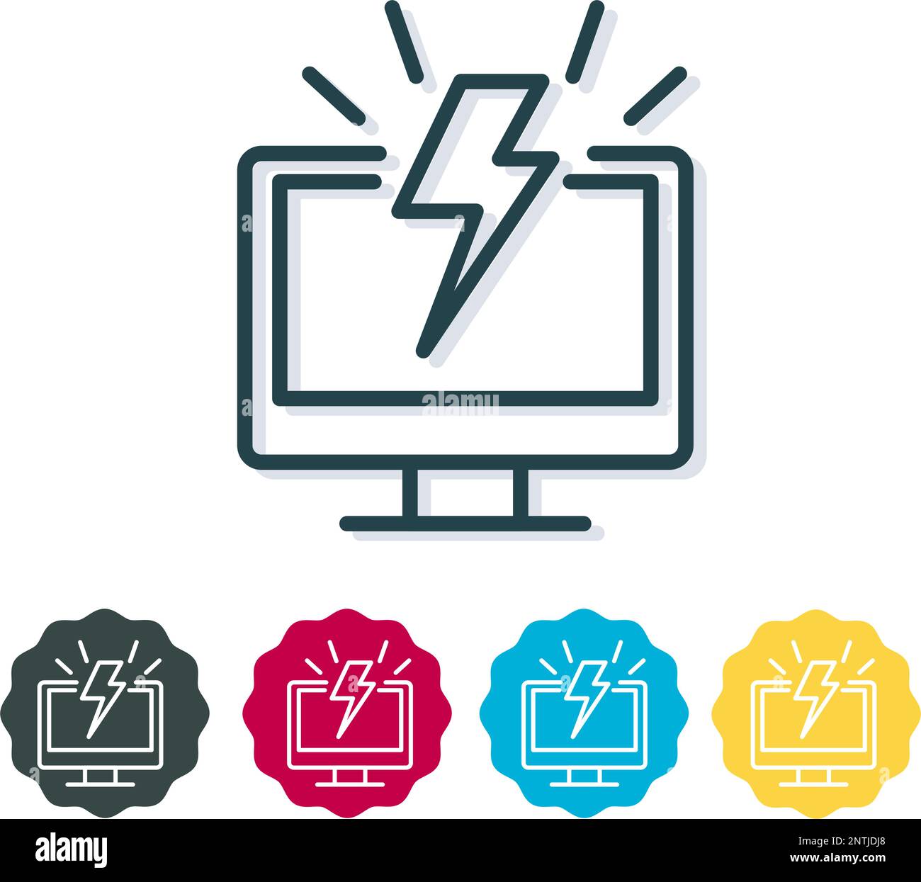 Lightning setting Stock Vector Images - Alamy