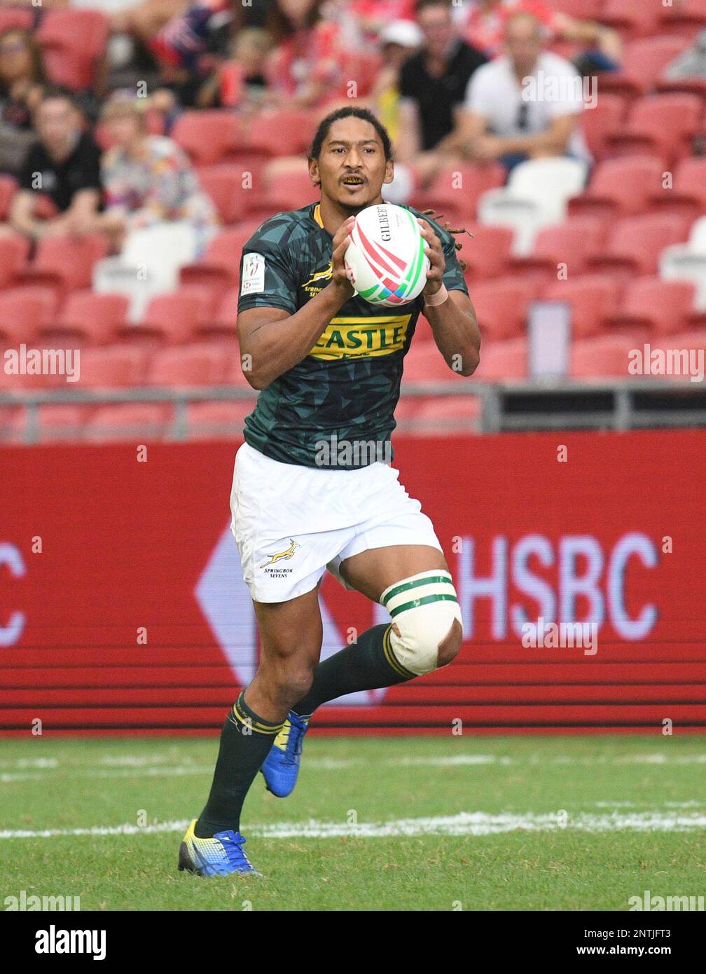 South Africa's Justin Geduld during the HSBC Singapore Rugby Sevens Cup ...