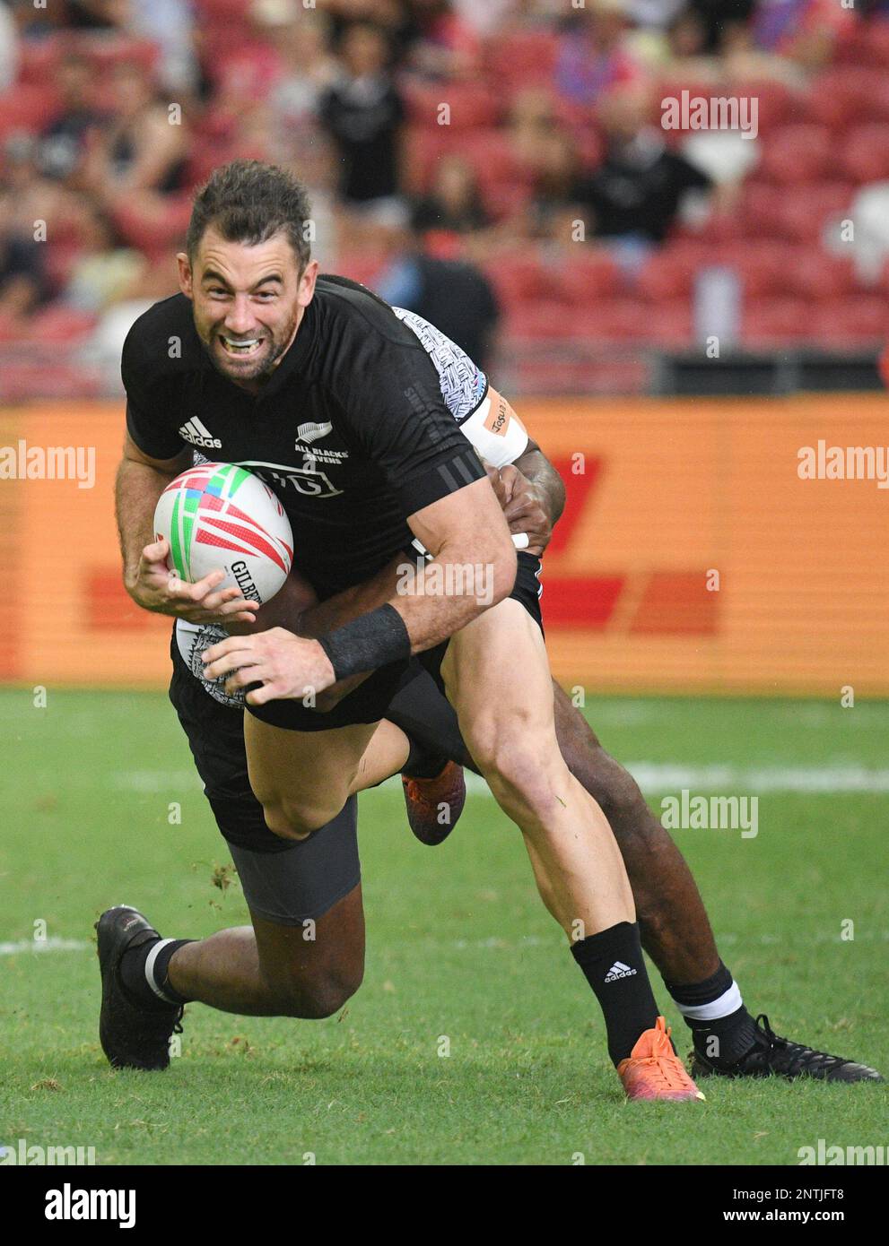 New Zealand's Kurt Baker during the HSBC Singapore Rugby Sevens Cup ...