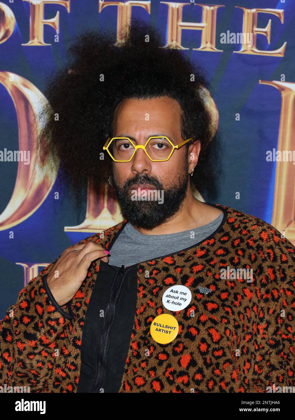 Hollywood, CA , February 27, 2023. Reggie Watts arrives at The Red ...