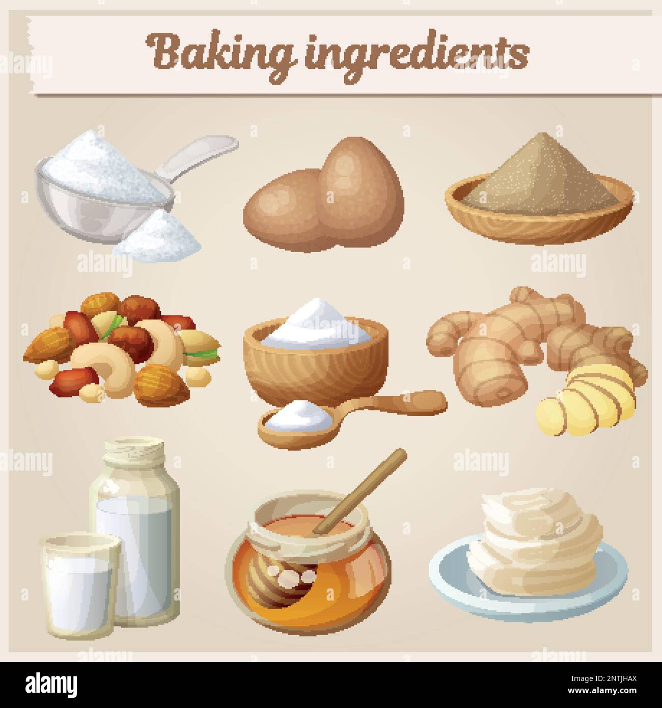 Dry yeast powder Stock Vector Images - Alamy