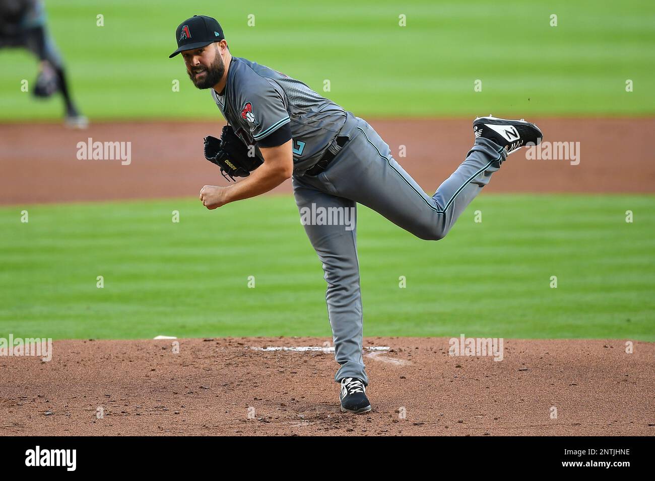 ATLANTA, GA – APRIL 16: Arizona Diamondbacks starting pitcher Robbie ...
