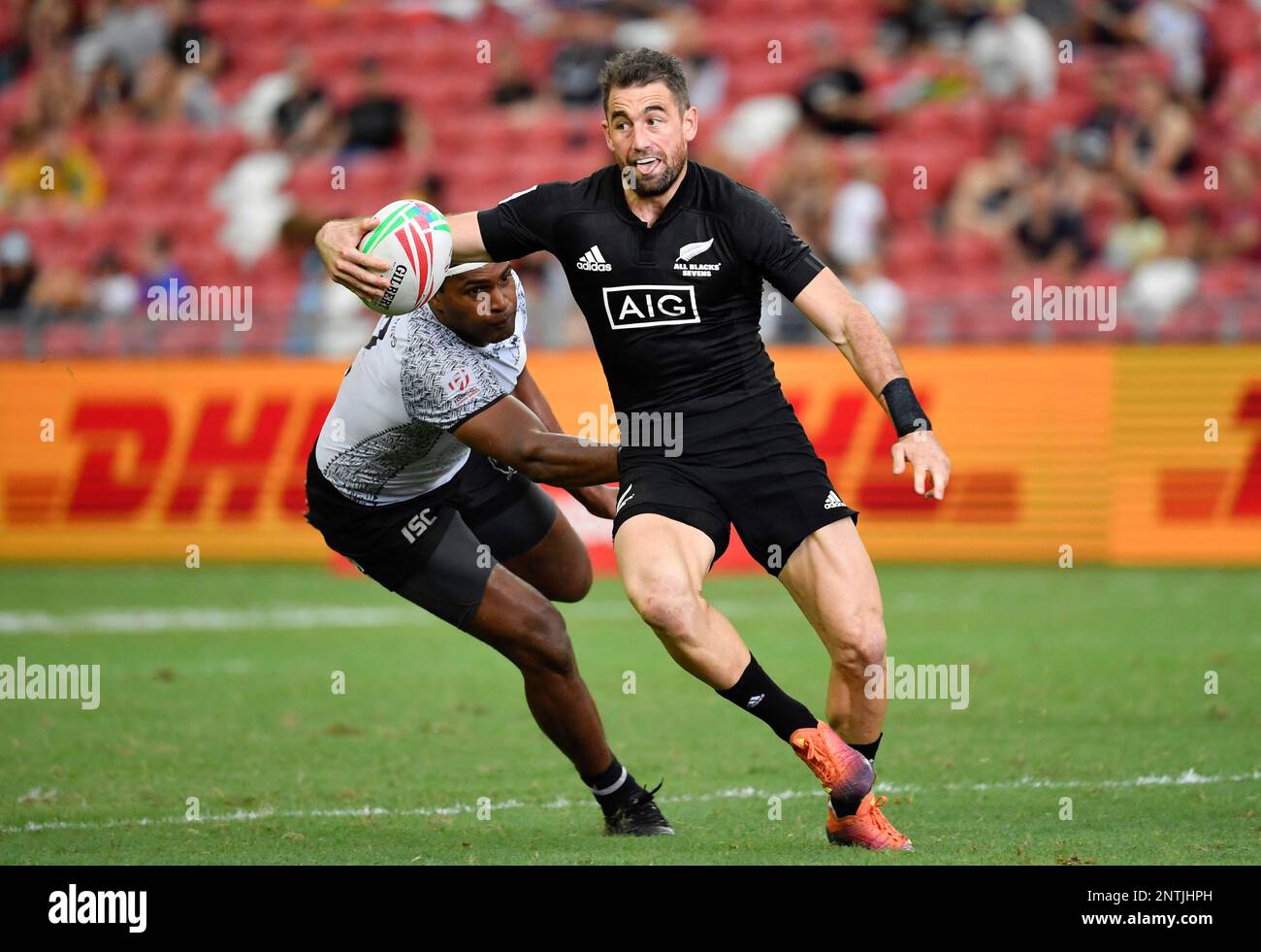 New Zealand's Kurt Baker during the HSBC Singapore Rugby Sevens Cup ...