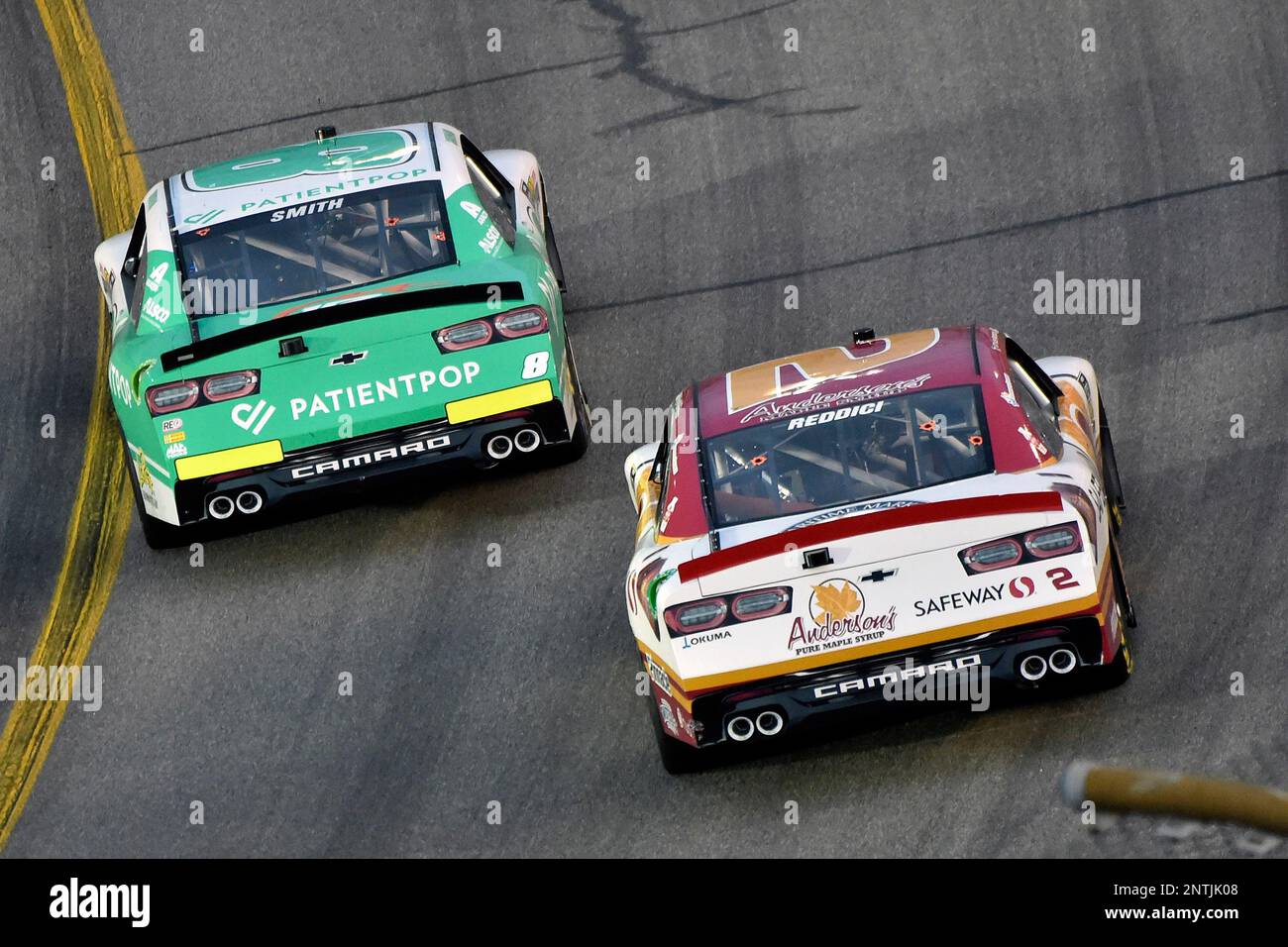 #8: Zane Smith, JR Motorsports, Chevrolet Camaro PatientPop and #2 ...