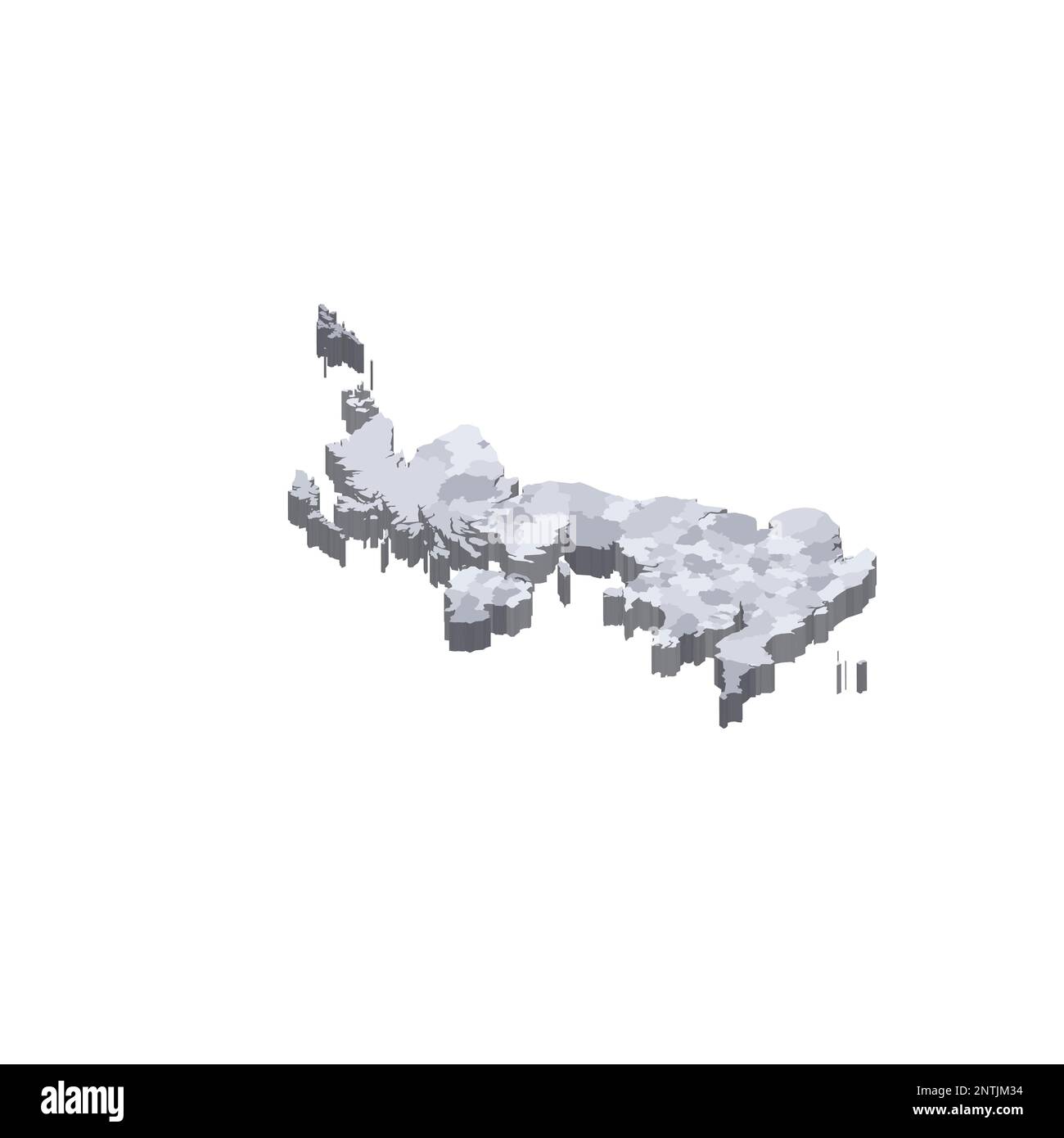 United Kingdom of Great Britain and Northern Ireland political map of ...