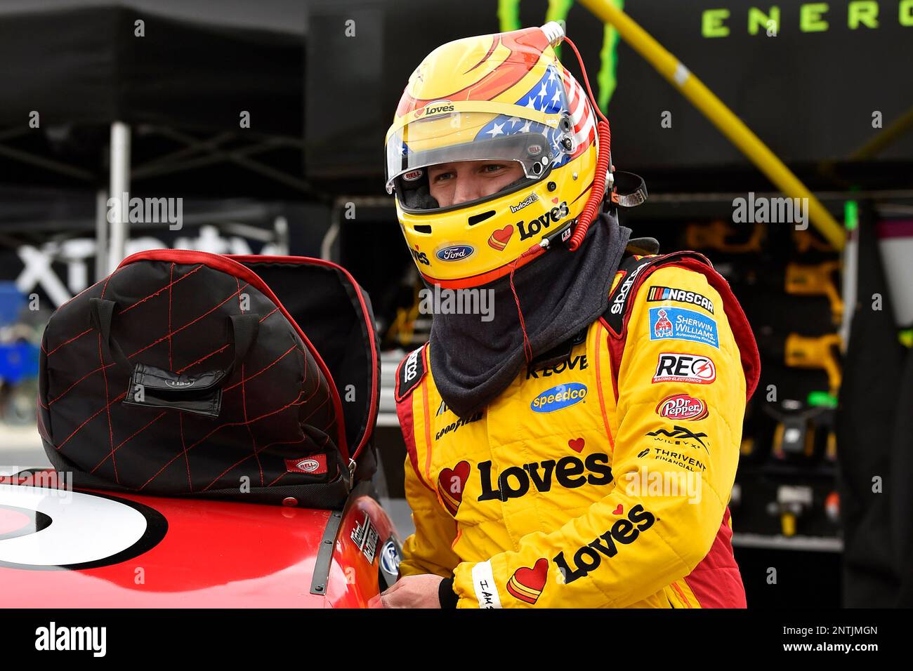 #34: Michael McDowell, Front Row Motorsports, Ford Mustang Dockside ...