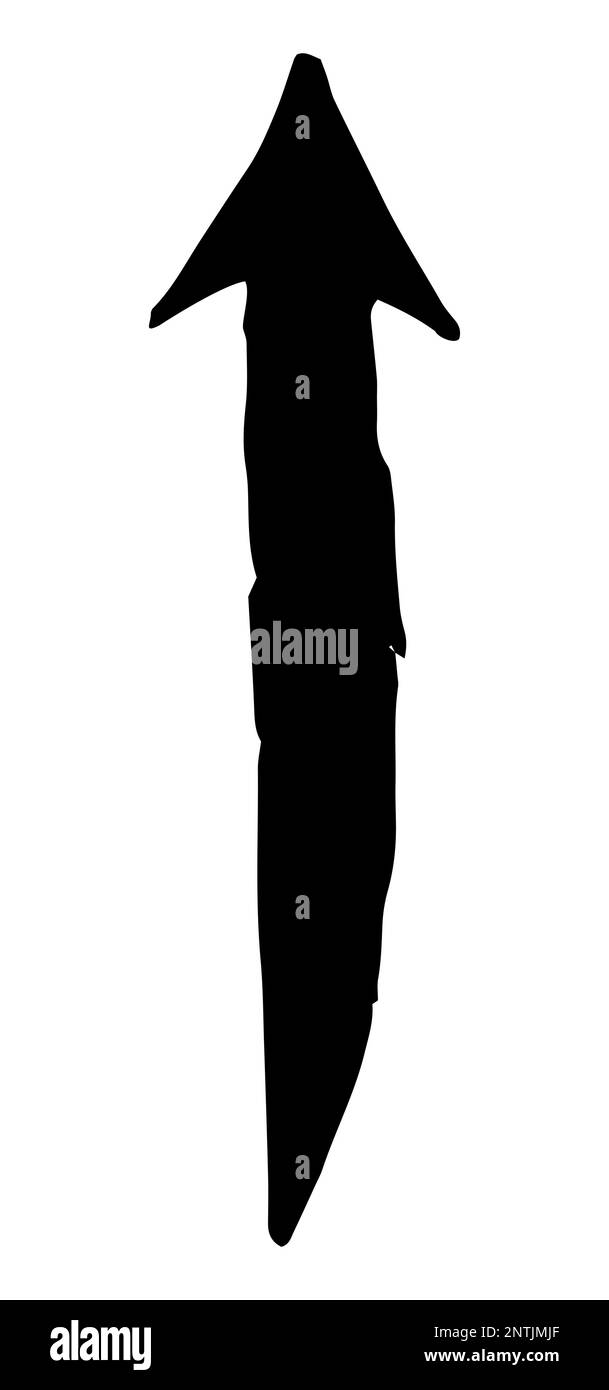 White painted back arrow hi-res stock photography and images - Alamy