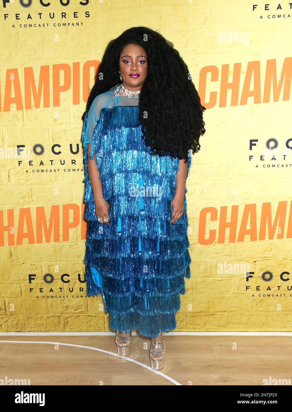 TK Wonder attending the 'Champions' New York Premiere held at the AMC ...