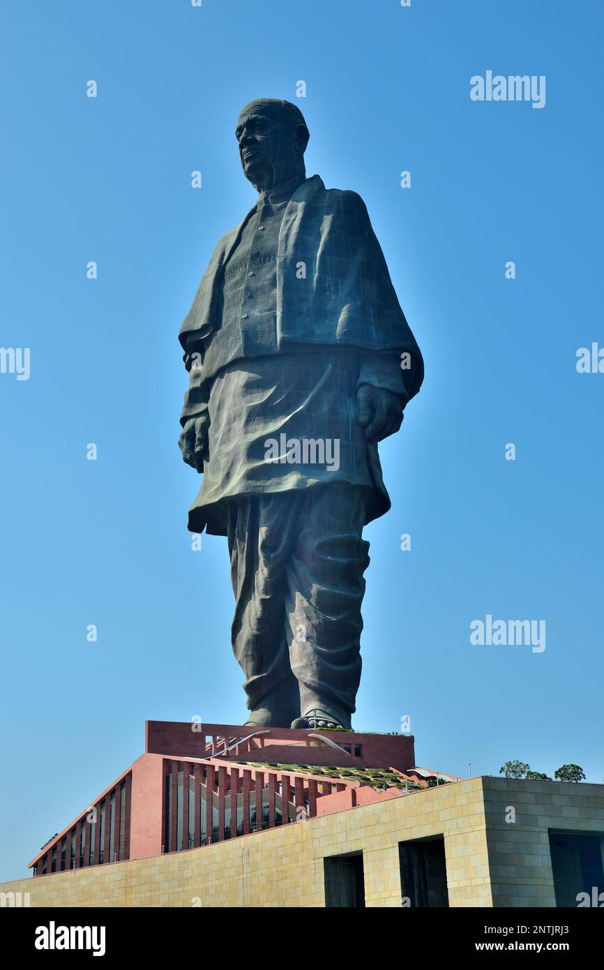 Statue Of Unity, colossal statue of Vallabhbhai Patel, tallest statue in the world, located in ...