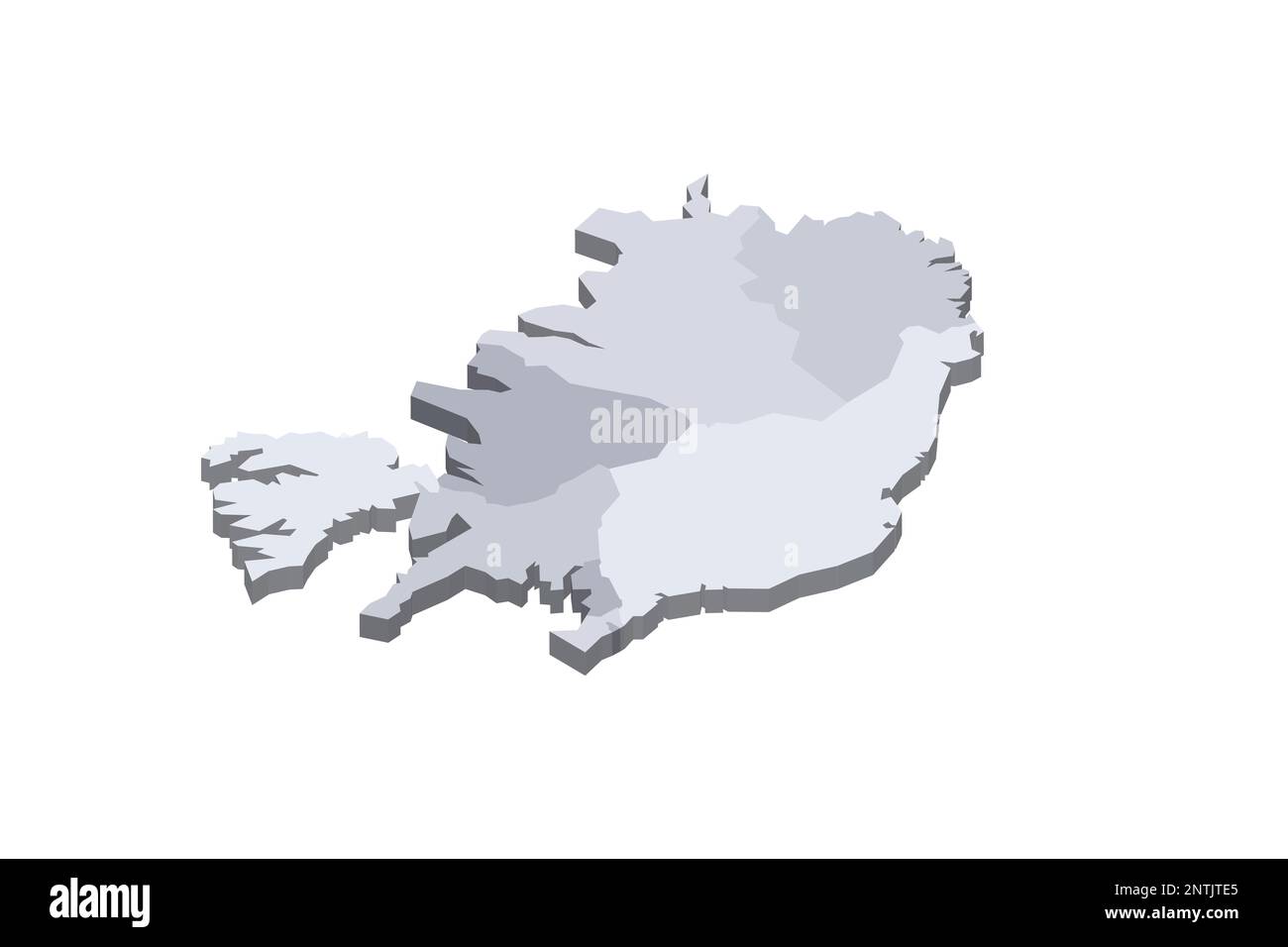 Blank iceland map hi-res stock photography and images - Alamy