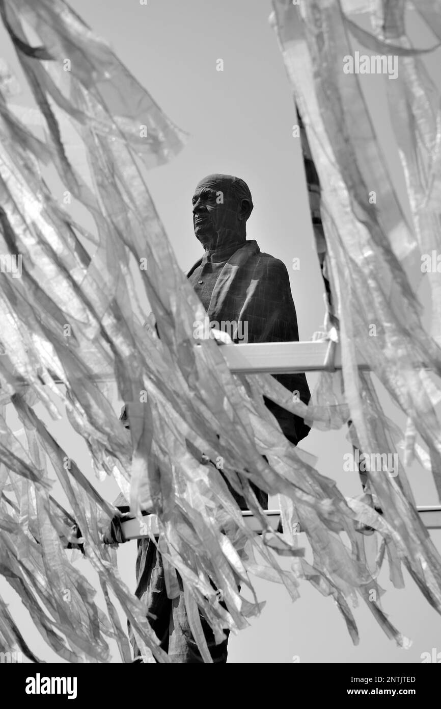 Statue Of Unity, view from Ekta Cruise, colossal statue, tallest statue in the world, located in ...