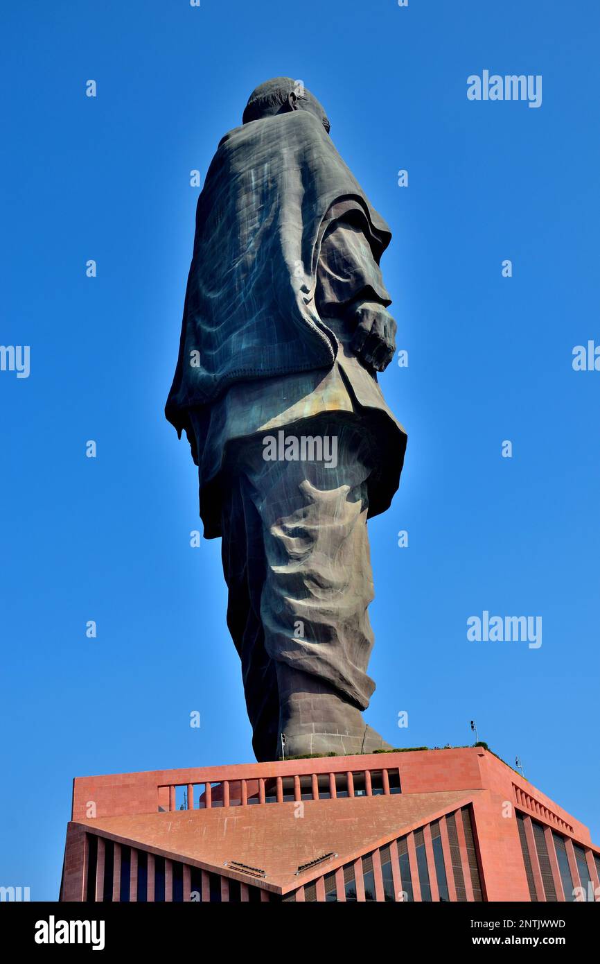 Statue Of Unity, colossal statue of Vallabhbhai Patel, tallest statue in the world, located in ...