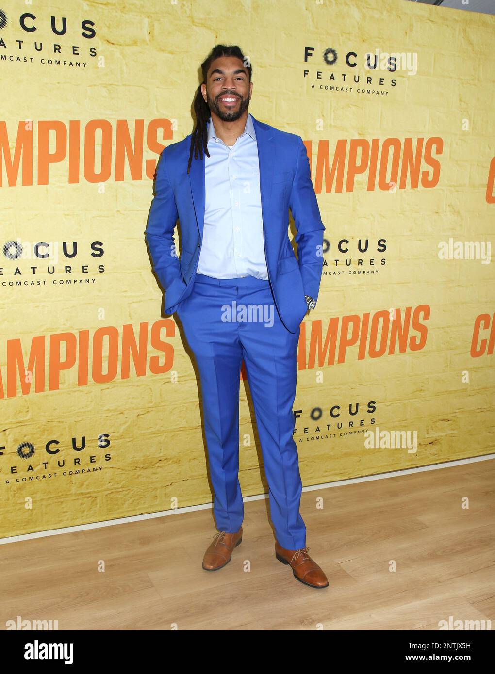 Donte 'Hammer' Harrison attending the 'Champions' New York Premiere ...
