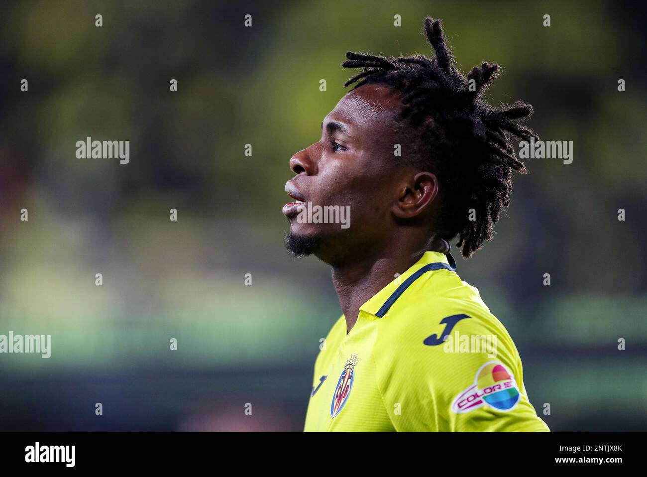 Samuel Chukwueze of Villarreal during the Spanish championship La Liga ...