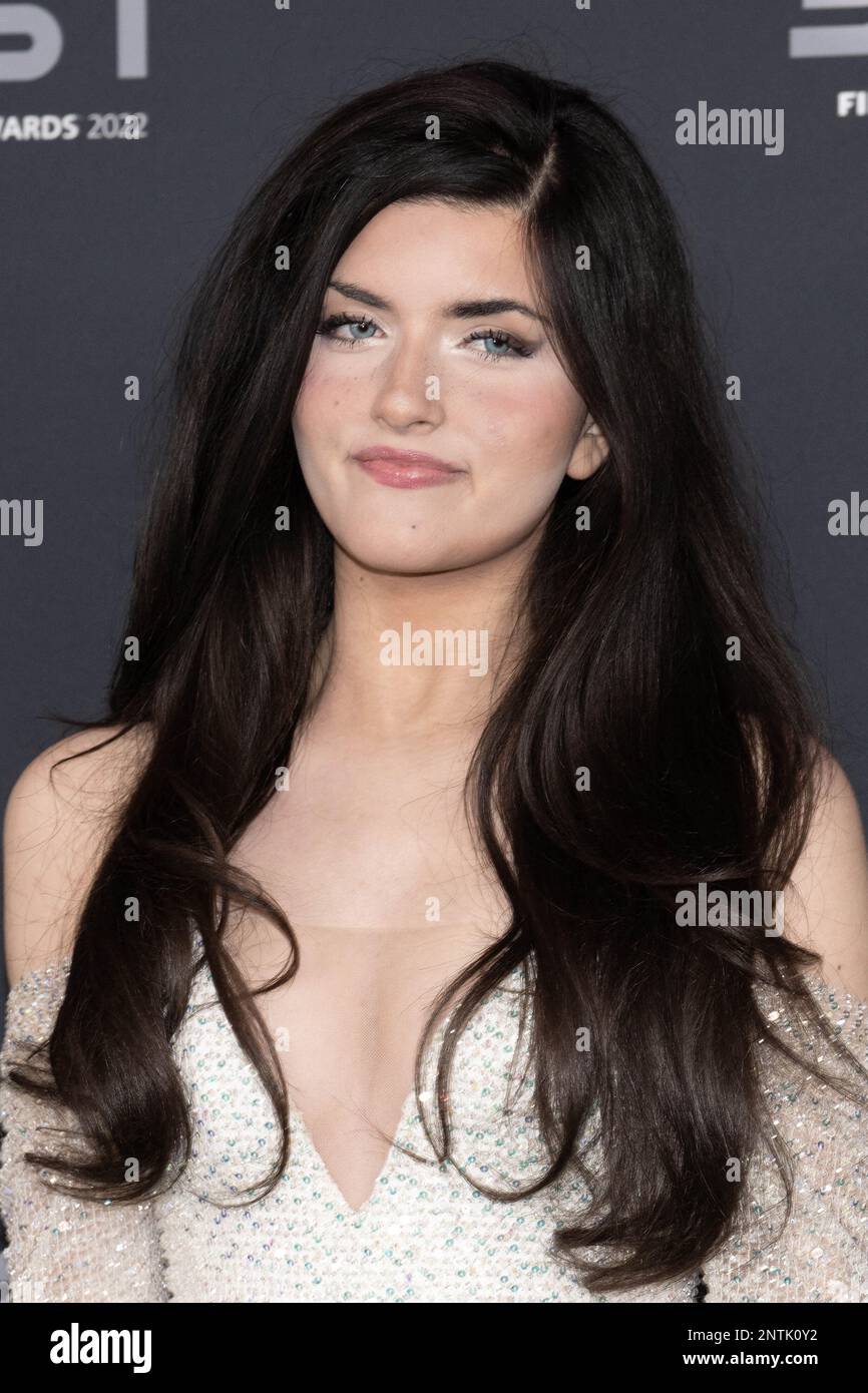 Angelina Jordan arrives at the Best FIFA Football Awards ceremony, on ...