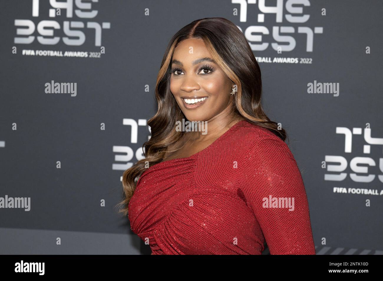 Samantha Johnson arrives at the Best FIFA Football Awards ceremony, on ...