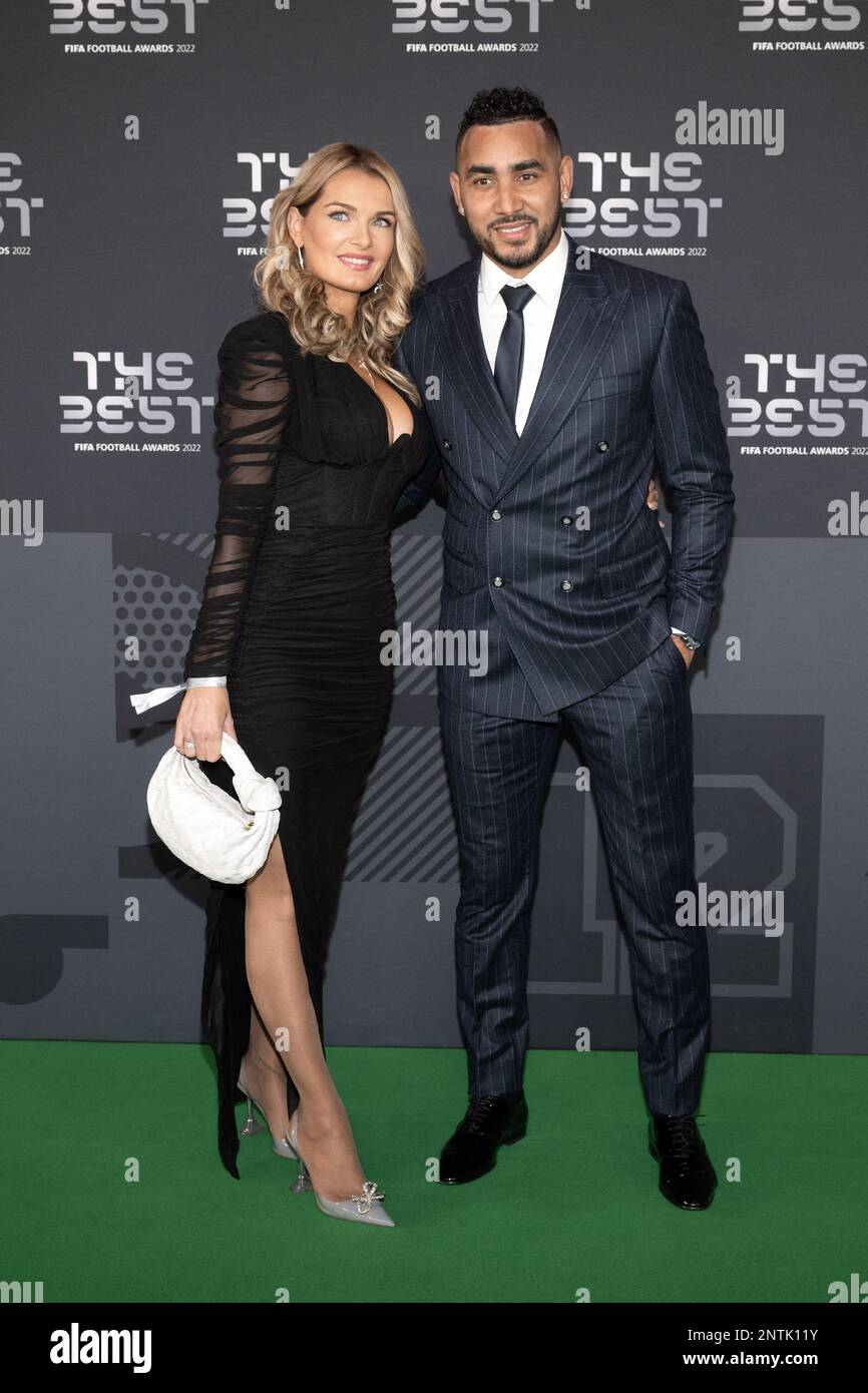 Dimitri Payet and his Wife Ludivine Payet arrive at the Best FIFA ...