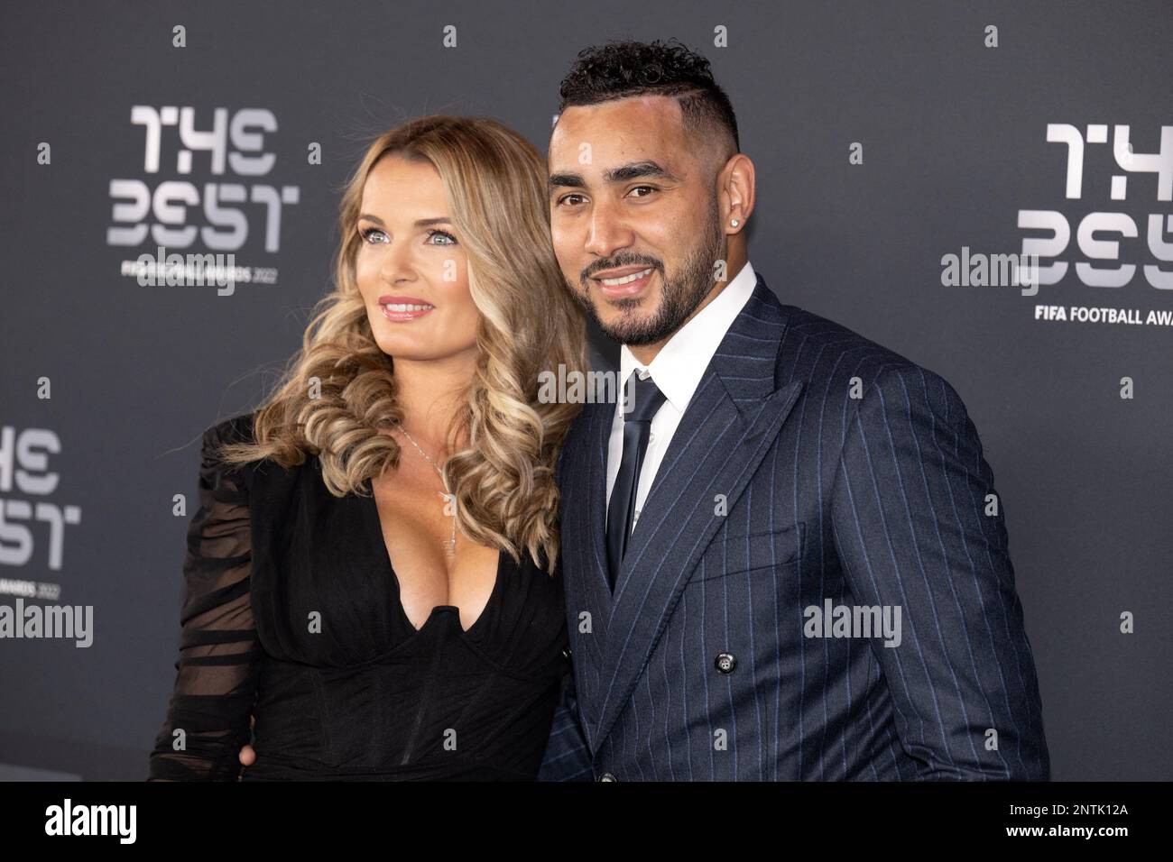 Dimitri Payet and his Wife Ludivine Payet arrive at the Best FIFA ...