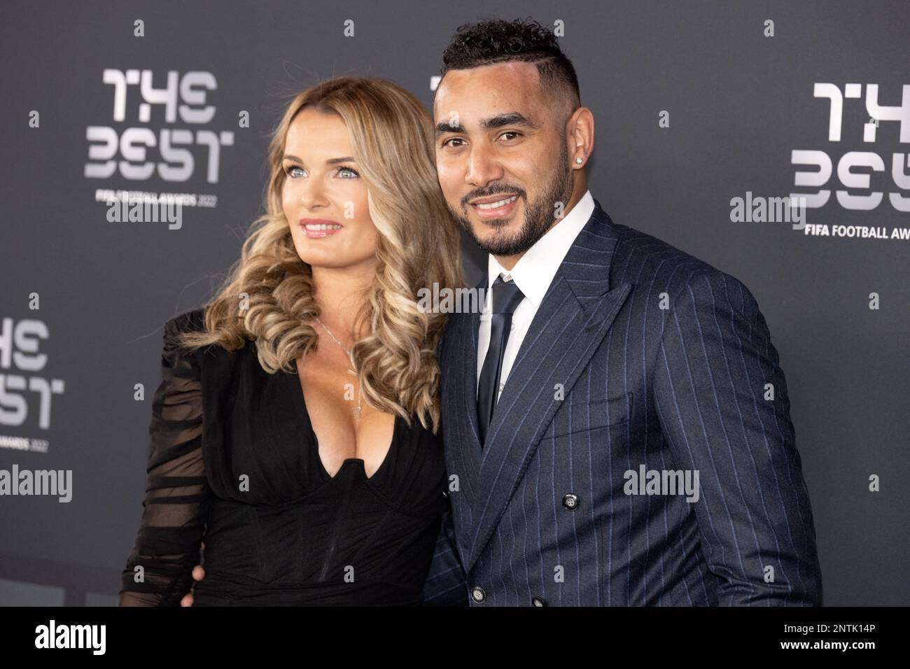 Dimitri Payet and his Wife Ludivine Payet arrive at the Best FIFA ...
