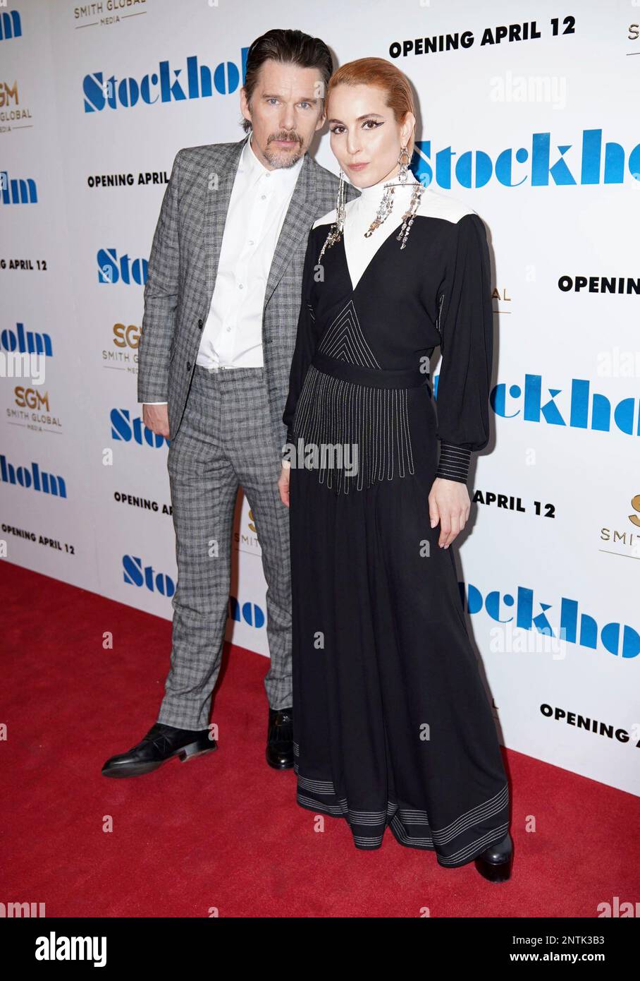Photo by: zz/John Nacion/STAR MAX/IPx 2019 4/11/19 Ethan Hawke and Noomi Rapace at the premiere ...