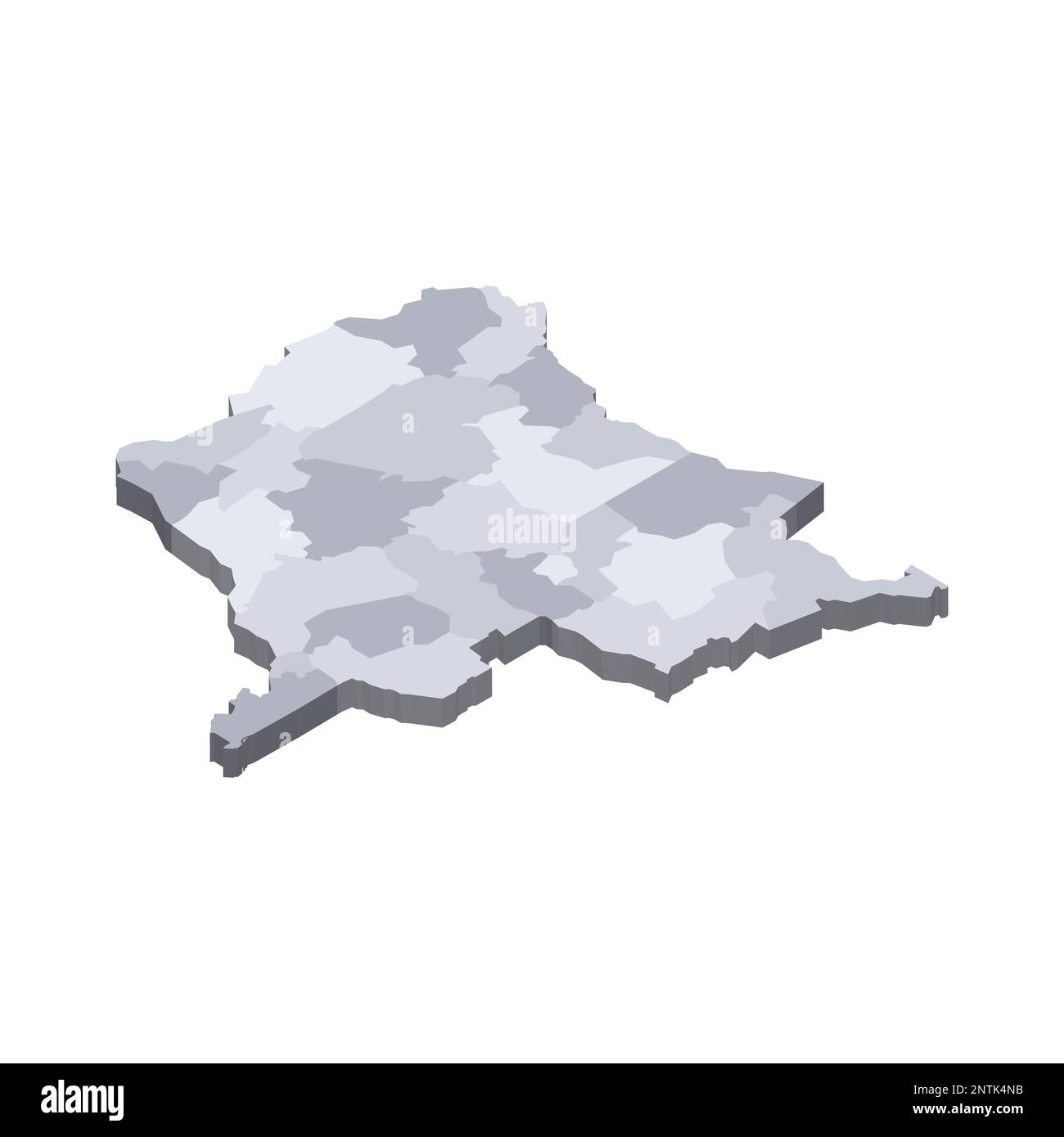 Democratic Republic of the Congo political map of administrative ...