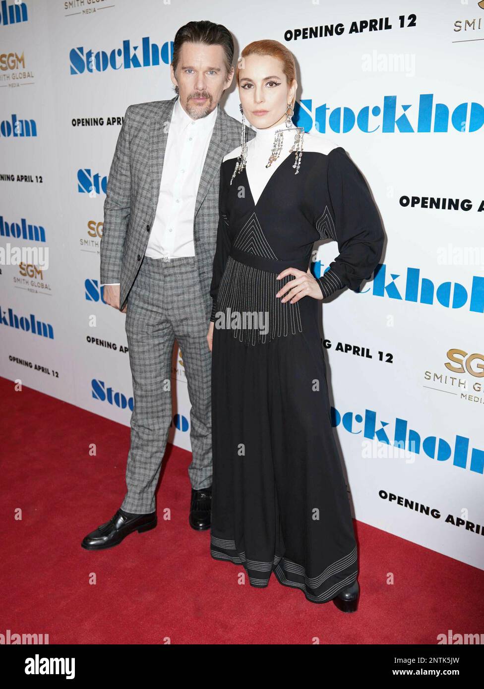 Photo by: John Nacion/STAR MAX/IPx 2019 4/11/19 Ethan Hawke and Noomi Rapace at the premiere of ...