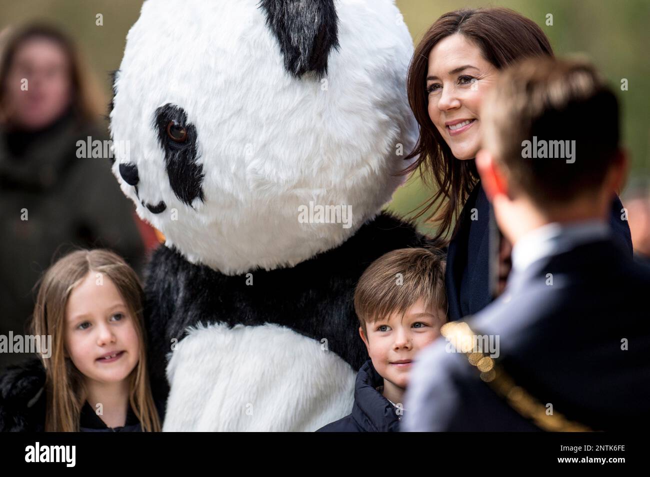 Denmark's Crown Princess Mary, Prince Vincent and Princess Josephine ...