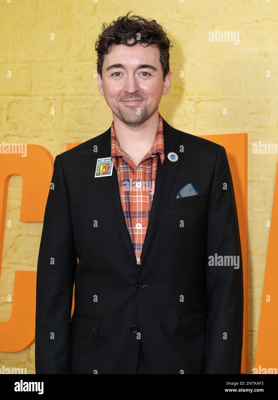 Matt Cook attends the premiere of "Champions" at AMC Lincoln Square ...