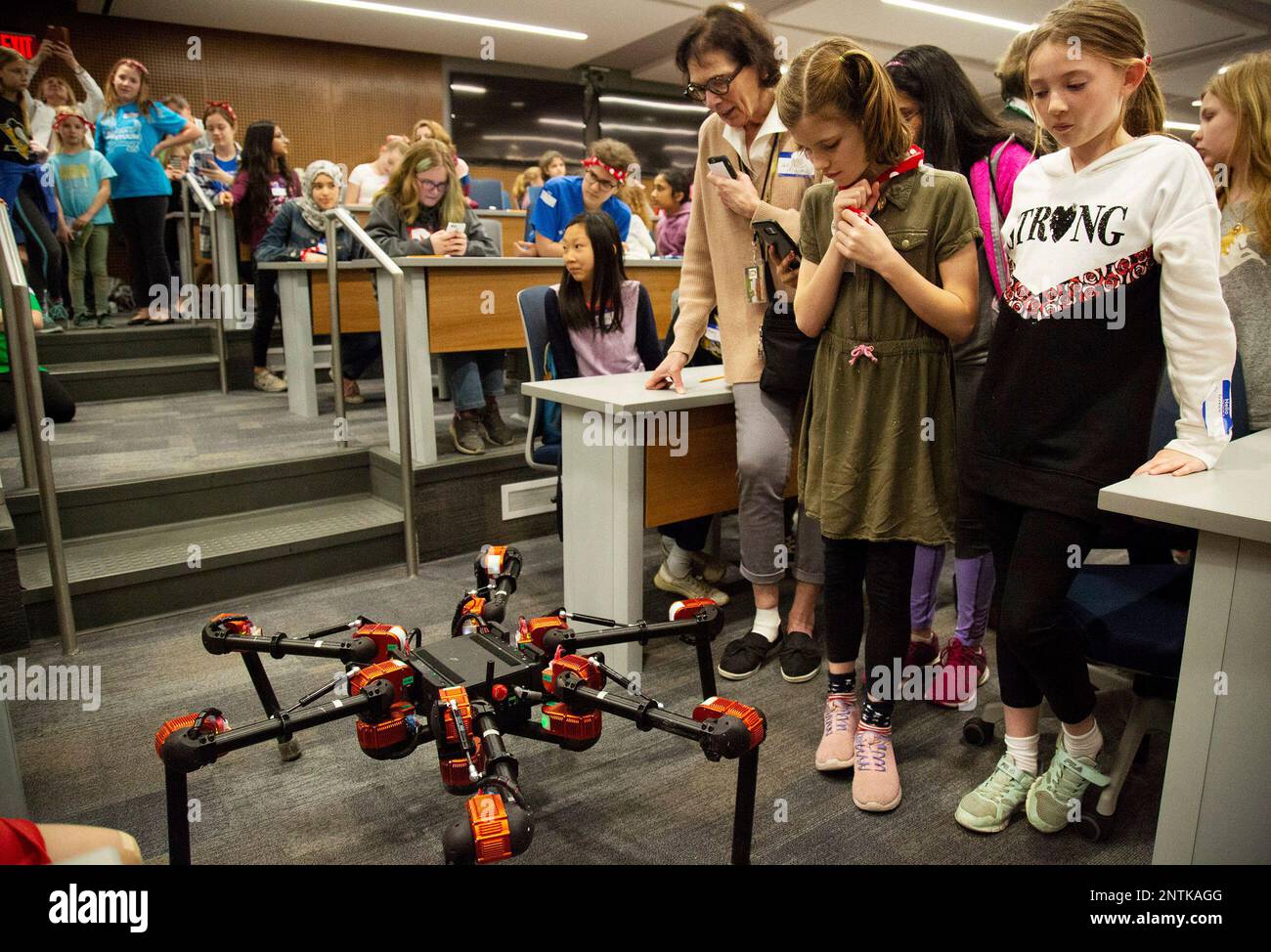 Patti Rote, left, Carlie Crews, 10, of McMurray, center, Gracie Correll ...